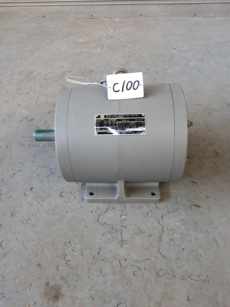 東芝モーター 2．2kw 6P（中古品）（防滴保護型）（旧規格） | 岸本電機工業所